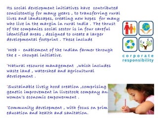 Csr of itc | PPT