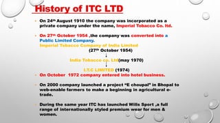 CSR OF ITC (PPT).pptx