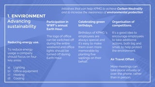 Csr of kpmg | PPTX