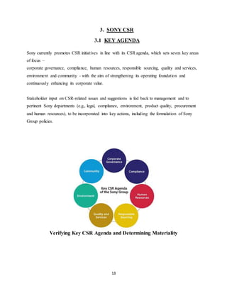 Csr of sony | DOCX