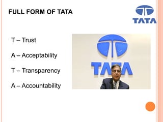 Csr of tata | PPTX