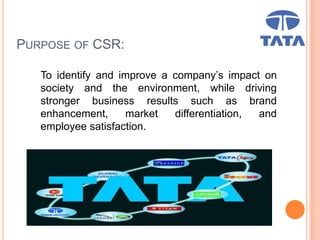 Csr of tata | PPTX