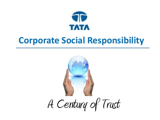 Corporate Social Resposibility For TATA Pvt Ltd