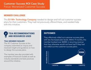 TSIA Customer Success ROI Case Studies | PDF | Business | Business and ...