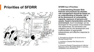 Role of Civil Society in DRR Implementation of the SFDRR in the context ...