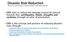 Role of Civil Society in DRR Implementation of the SFDRR in the context ...