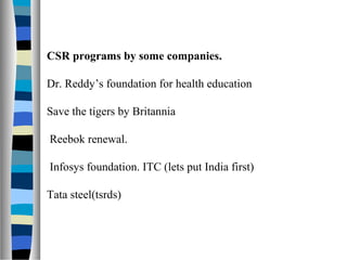 Corporate social responsibility on Indian tobacco company | PPT
