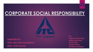 CSR on ITC Ltd. | PPTX