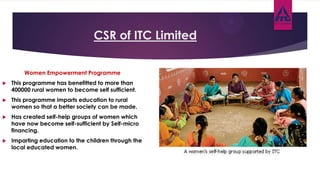CSR on ITC Ltd. | PPTX