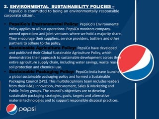 Csr policy of pepsico india | PPTX