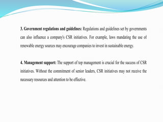 Corporate social responsibility power point presentation.pptx | Green ...