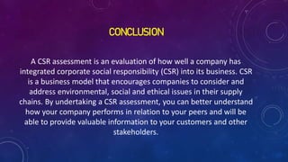 CSR PPT Complete.pptx | Business | Business and Finance