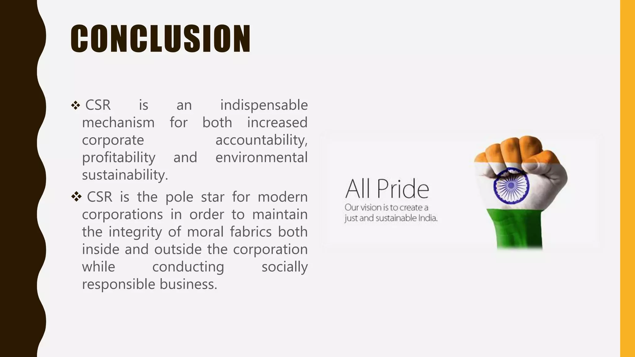 CSR from Indian Perspective | PPT