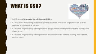 CSR from Indian Perspective | PPT