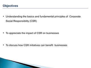 Csr presentation | PPT