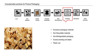 Leather Shoe Supply chain and unsustainable practices | PPTX