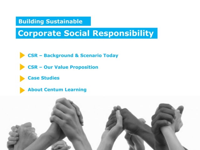 Centum Learning - Skilling for CSR | PPT