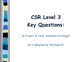 Corporate Social Responsibility | PPT