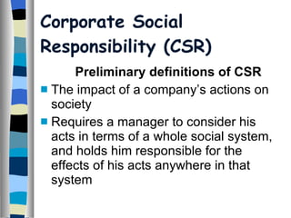 Corporate Social Responsibility | PPT