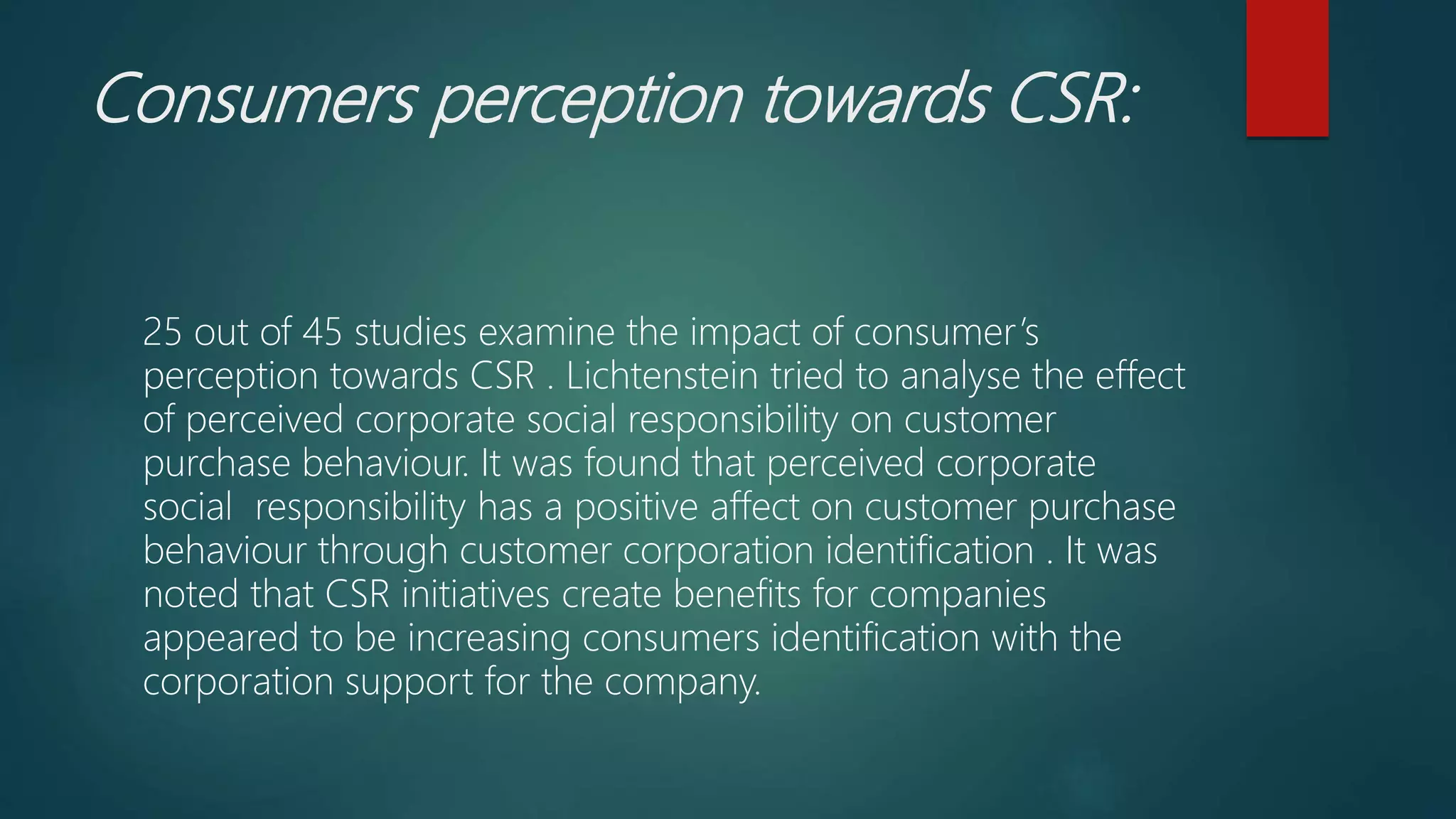 Corporate social responsibility(CSR) presentation self study | PPTX