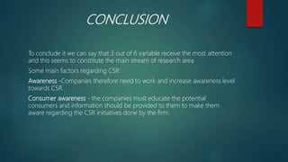 Corporate social responsibility(CSR) presentation self study | PPTX