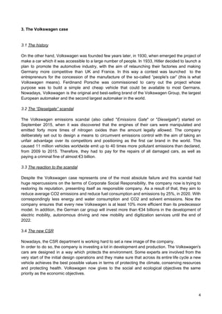 Project - CSR: Volkswagen vs BMW | PDF