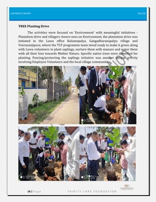 CSR Project Report on Luwa India 2019-2020 | PDF