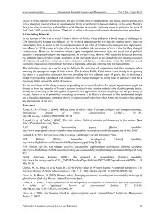 CSR Public Value and the Business of Politics | PDF