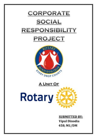 Corporate Social Responsibility Project | PDF
