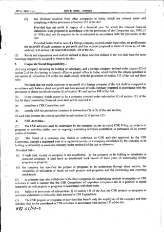 Csr rules | PDF | Free Download