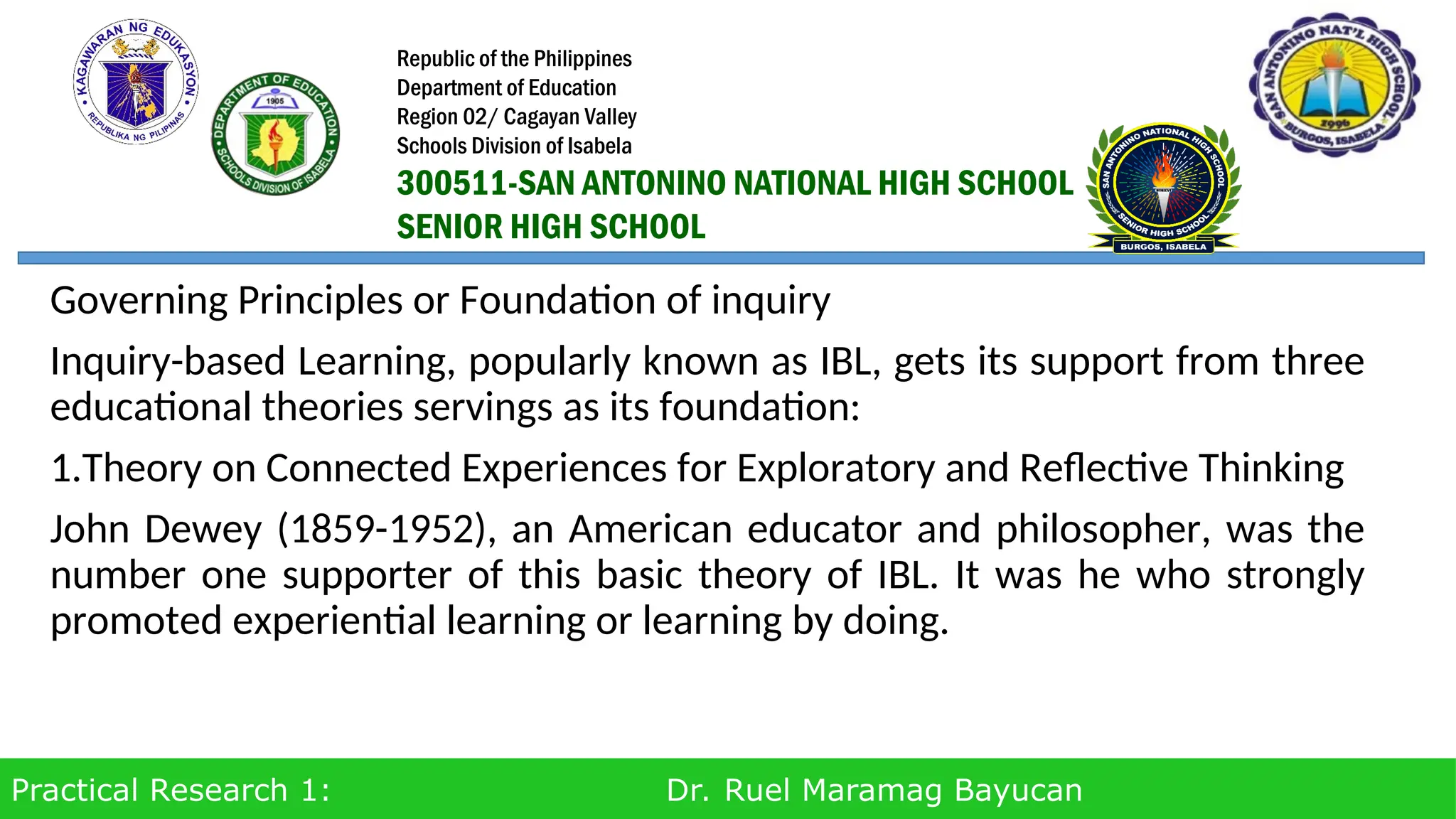 Practical Research 1 Statement of the Problem | PPT