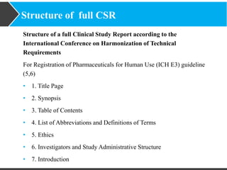 Turacoz - Clinical Study Report | PPTX