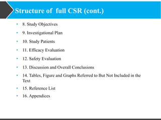 Turacoz - Clinical Study Report | PPTX