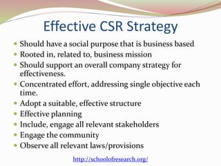 Csr strategy | PPT