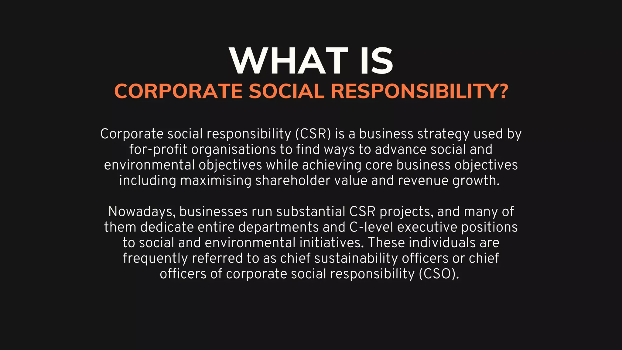 5 Successful Examples of Corporate Social Responsibility | PPT