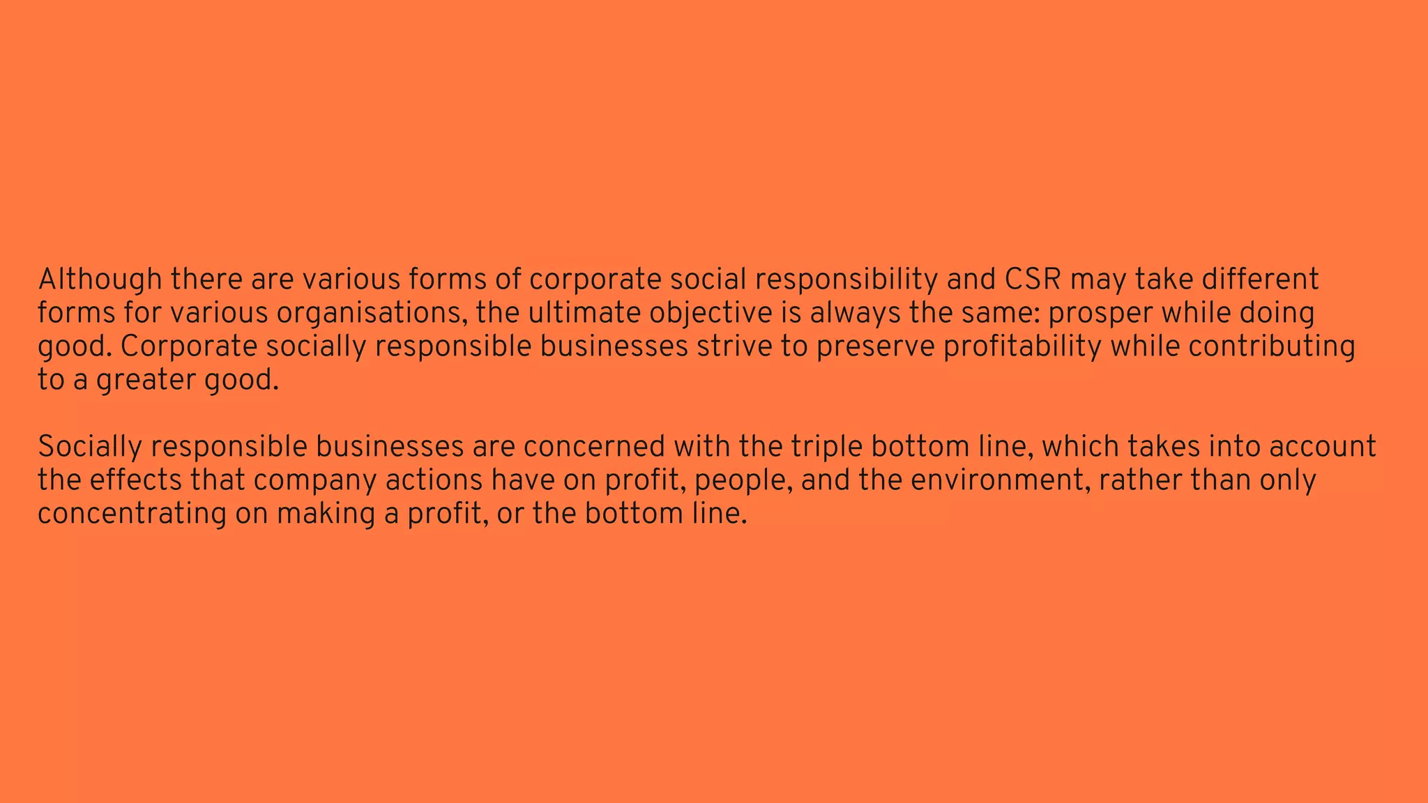 5 Successful Examples of Corporate Social Responsibility | PPT