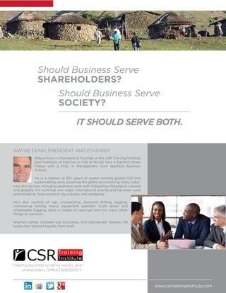 CSR Value Continuum: Value Distribution to Value Creation | PDF