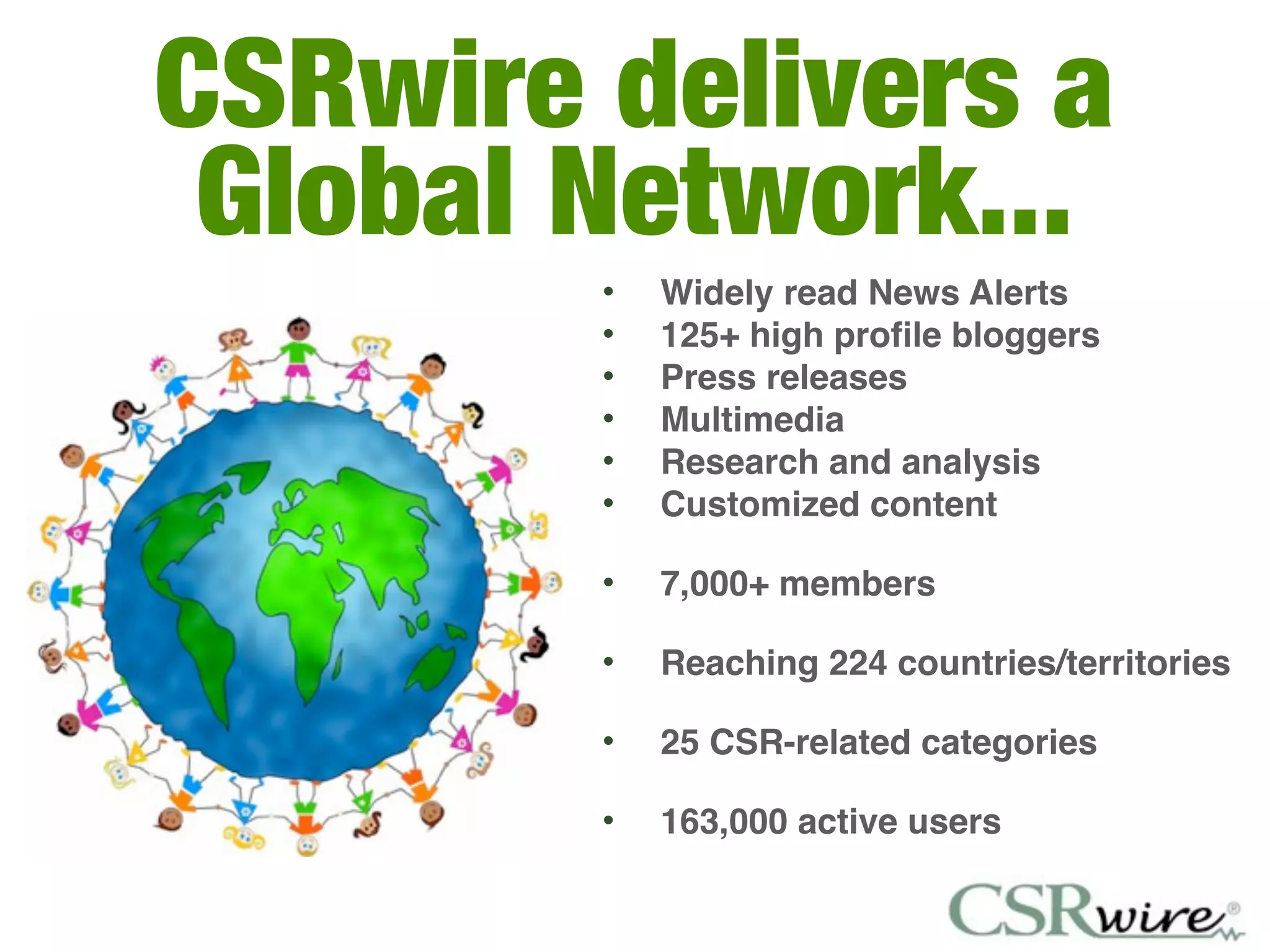 Corporate Social Responsibility...How CSRwire can be your partner | KEY