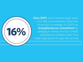 General Mills' Focus on Health | PPT
