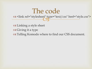 Cascading Style Sheets | PPTX