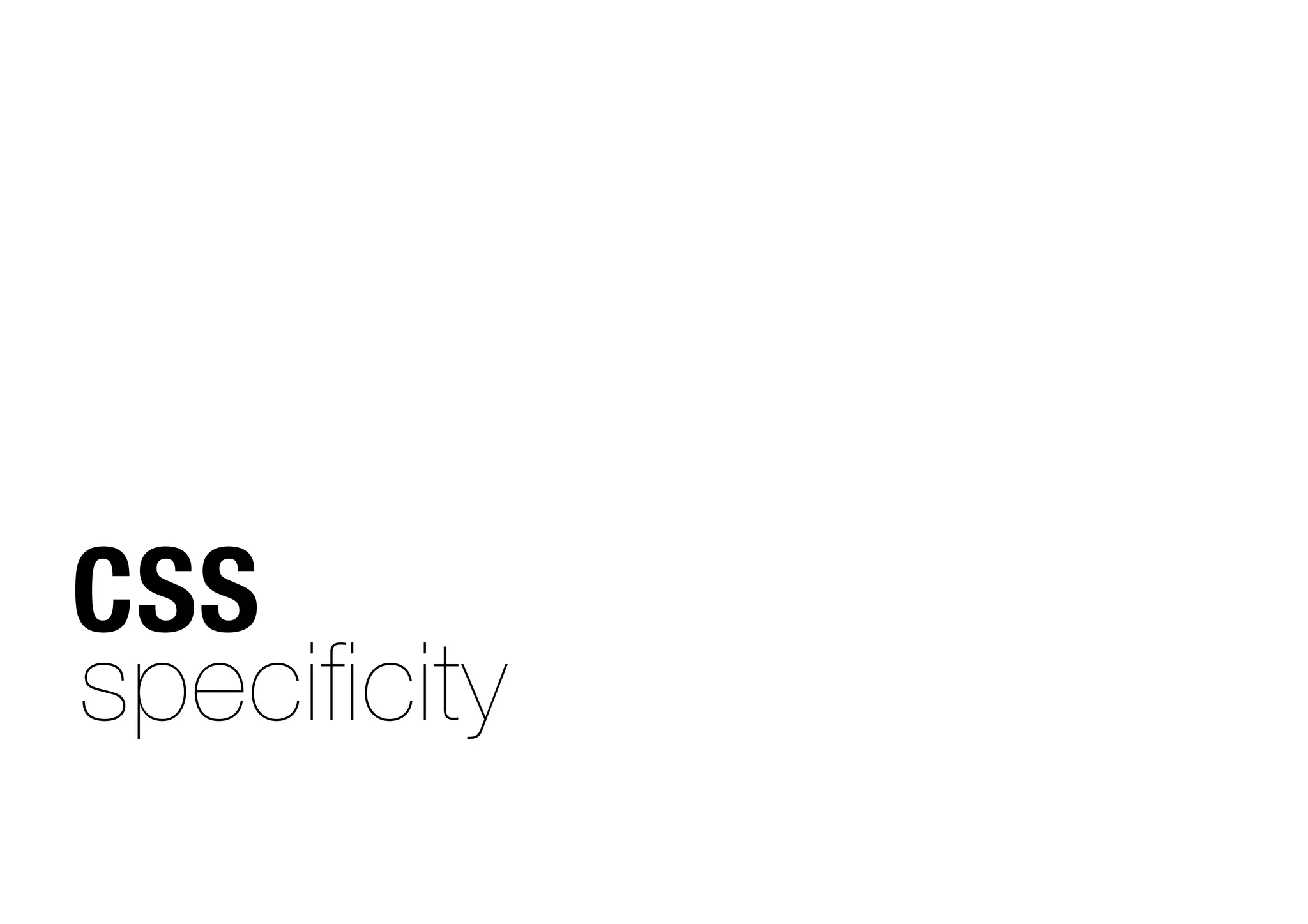 CSS Dasar #10 : Specificity | PDF