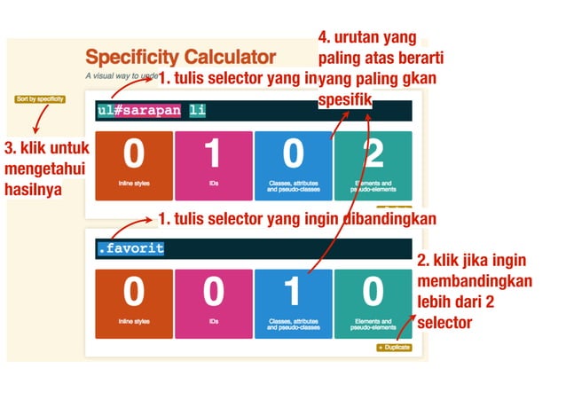 CSS Dasar #10 : Specificity | PDF