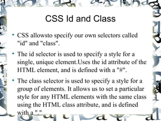 Css | PPT