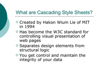 Css | PPT
