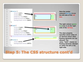 How to create a Liquid three column CSS layout | PPTX