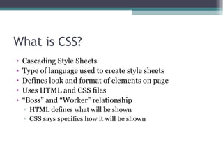 CSS | PPT
