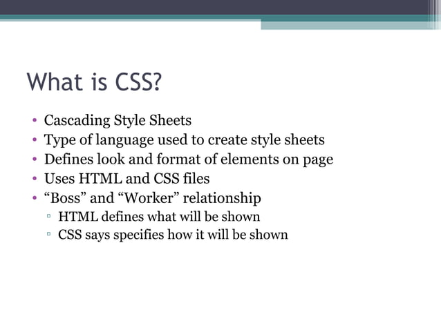 CSS | PPT