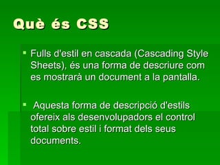 Css básico | PPT