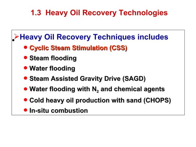 Cyclic Steam Injection | PPS