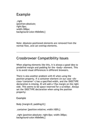 CSS Cheatsheet | PDF